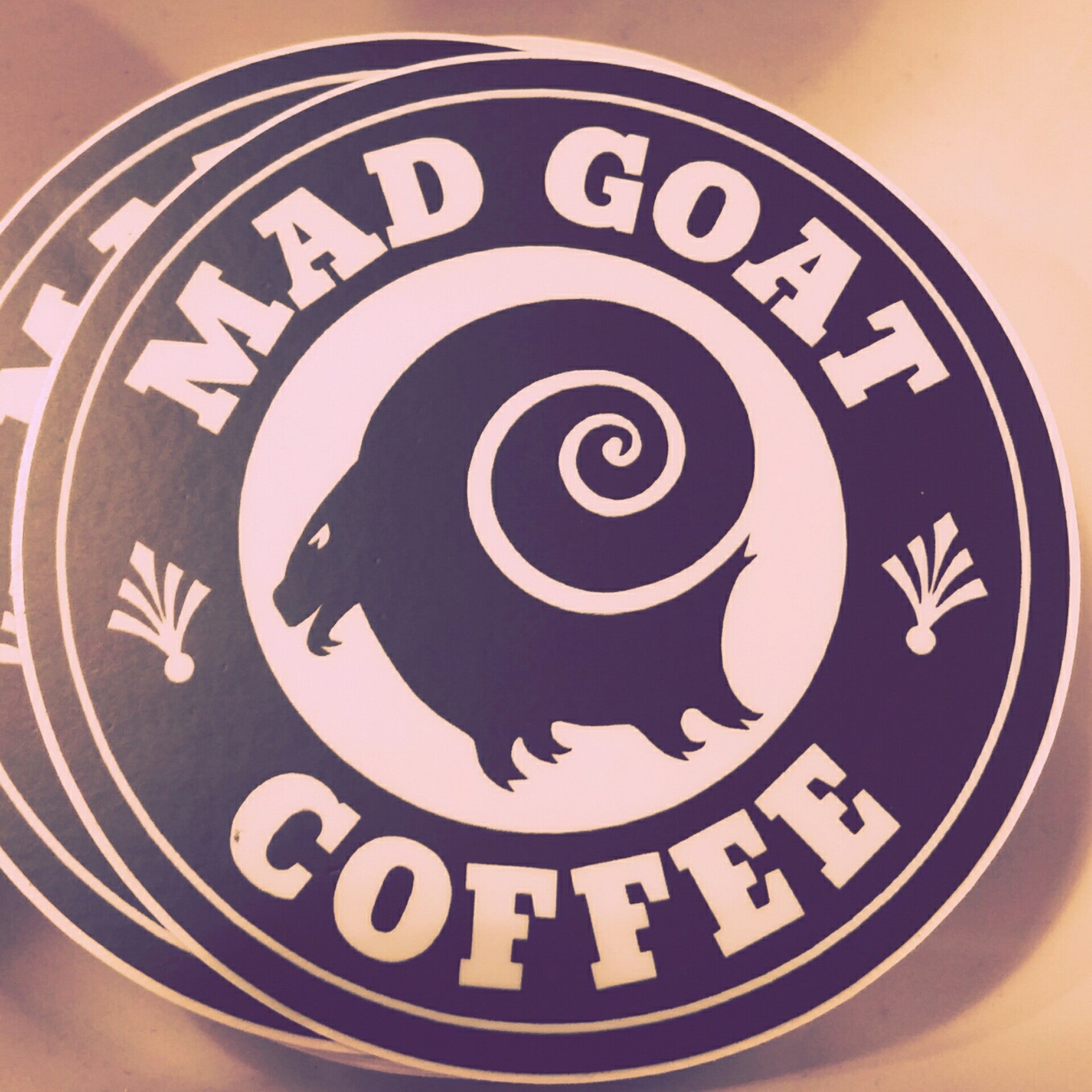 Mad Goat Logo Sticker – Mad Goat Coffee